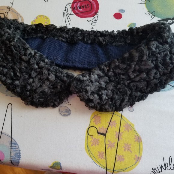 Accessories | Astrakhan Karakul Dark Gray Collar Vintage | Poshmark